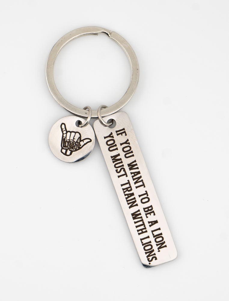 Keychain - Be a lion (Let's Roll) – Fighters Locker